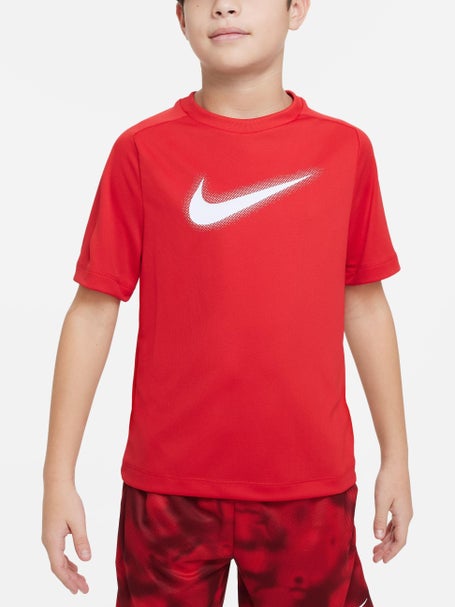 Nike Boy's Summer Swoosh Graphic Crew | Tennis Warehouse