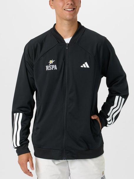RSPA adidas Men's Core 3-Stripe Knit Jacket | Tennis Warehouse
