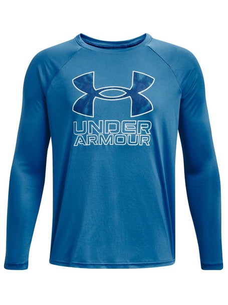 Under Armour Boy's Fall Tech Hybrid Fill Long Sleeve | Tennis Warehouse