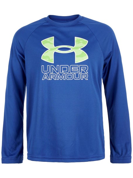 Under Armour Boy's Fall Tech Hybrid Fill Long Sleeve | Tennis Warehouse