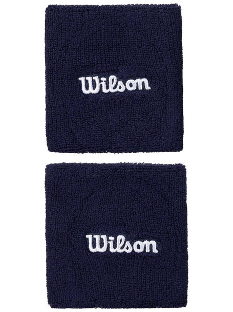 Wilson Logo Wristband - Navy | Tennis Warehouse