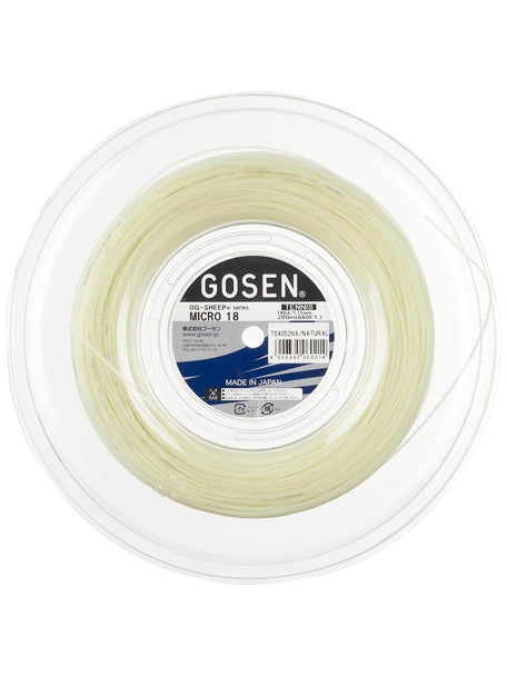 Gosen OG Sheep Micro 18/1.15 String Reel - 660' | Tennis Warehouse