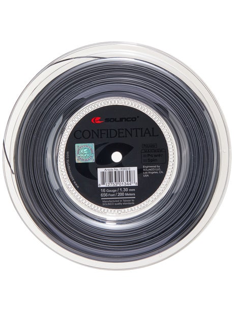 Solinco Confidential 16/1.30 String Review - Tennis Warehouse