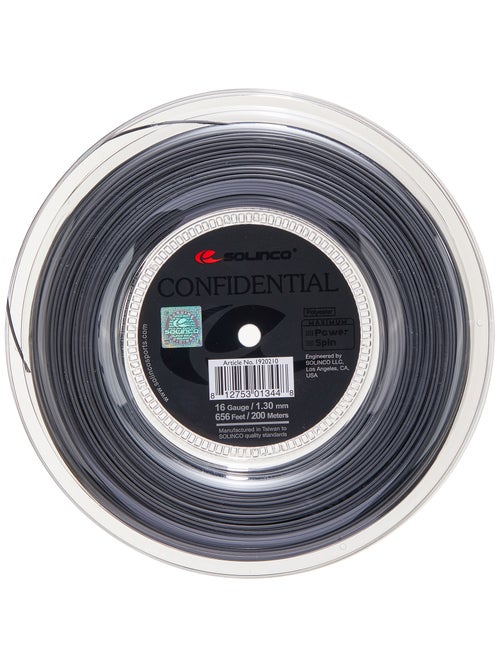 Solinco Confidential 16/1.30 String Review - Tennis Warehouse