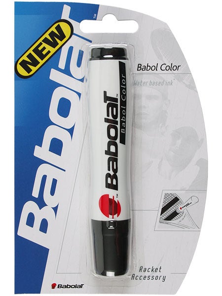 Babolat Babol Color Stencil Ink Black | Tennis Warehouse