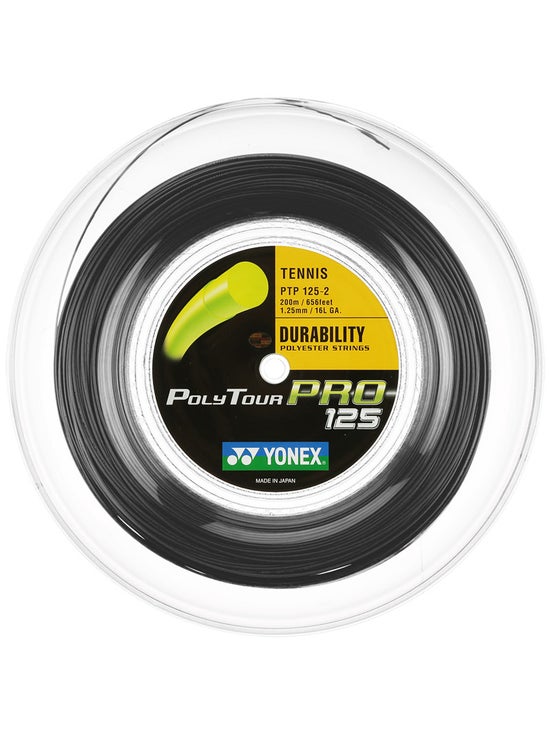 Yonex POLYTOUR PRO 16L/1.25 String Reel - 660' | Tennis Warehouse