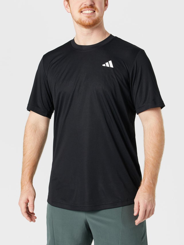 adidas Men's Core Club 3 Stripe Crew | Tennis Warehouse