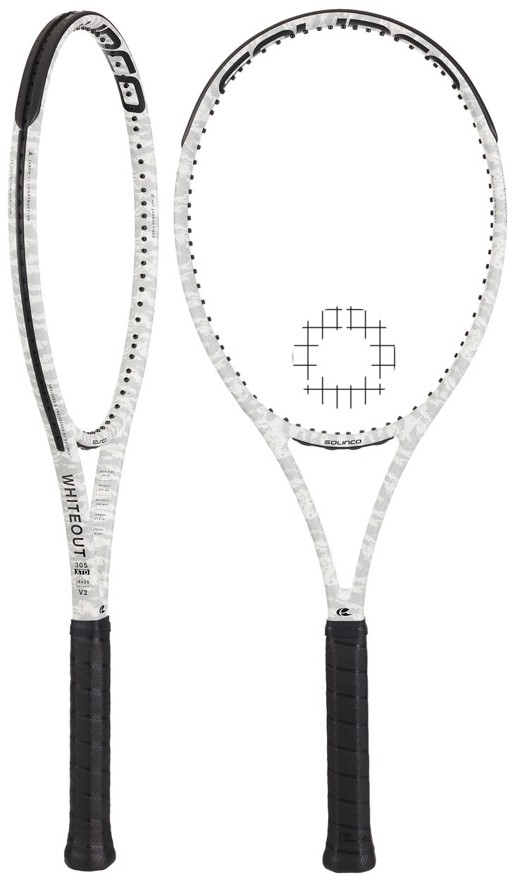 Solinco Whiteout 305 XTD 18x20 v2 Camo Racquet | Tennis Warehouse