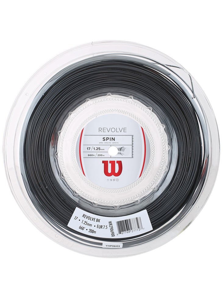 Wilson Revolve 17/1.25 String Reel - 660' | Tennis Warehouse