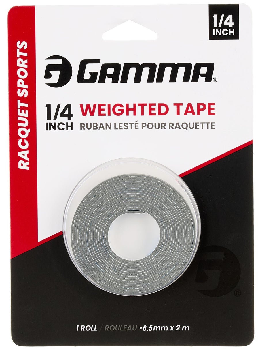 Gamma Weighted Tape Roll 1/4 Inch | Tennis Warehouse