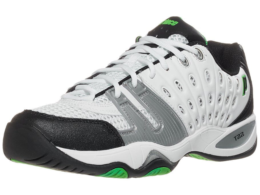Prince T22 White/Black/Green Men's Shoes | Tennis Warehouse