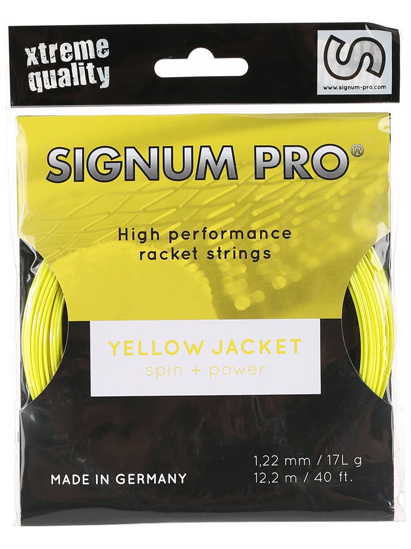 Signum Pro Yellow Jacket 17L/1.22 String | Tennis Warehouse