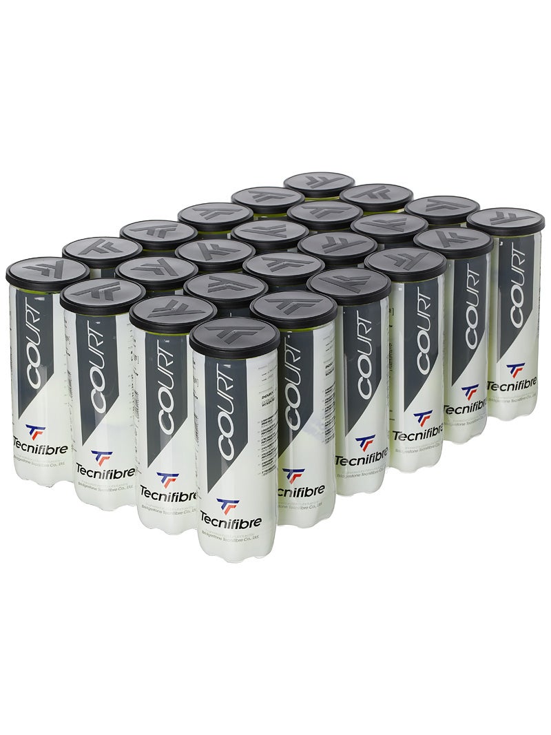 Tecnifibre Court Tennis Ball 24 Can Case | Tennis Warehouse
