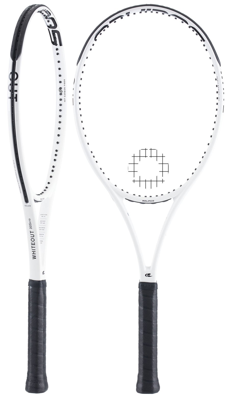 Solinco Whiteout 305 XTD 18x20 Racquet | Tennis Warehouse