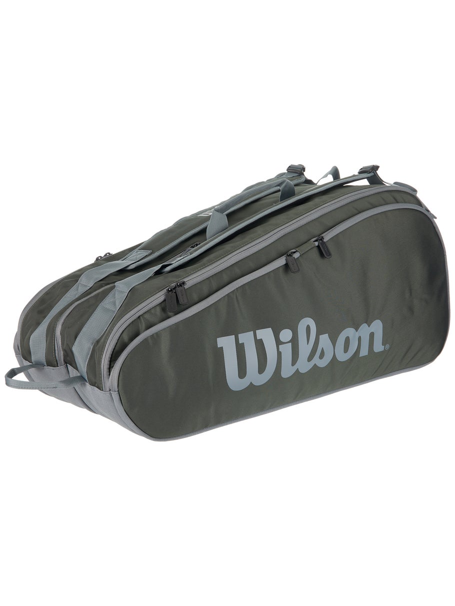Wilson Tour 12-Pack Bag Dark Green | Tennis Warehouse