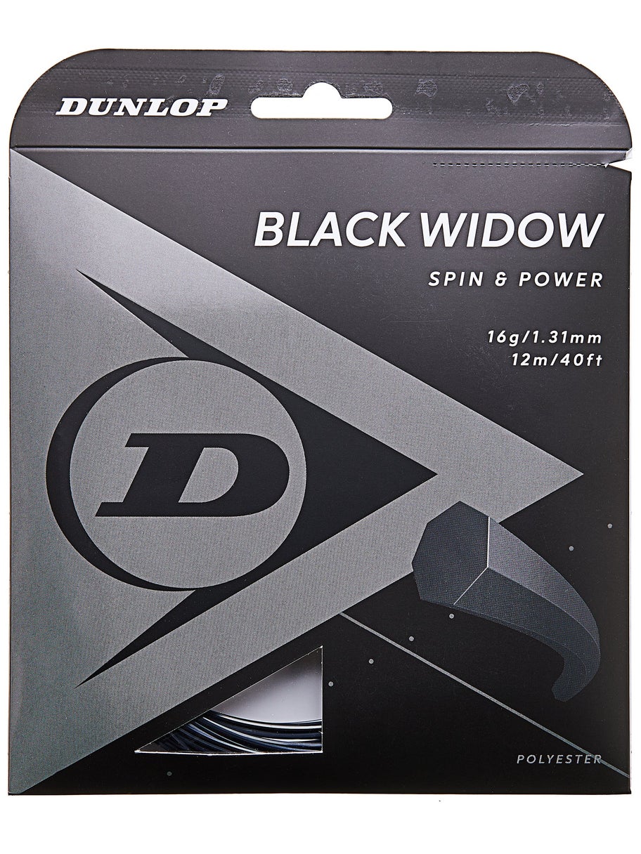 Dunlop Black Widow 16/1.31 String | Tennis Warehouse