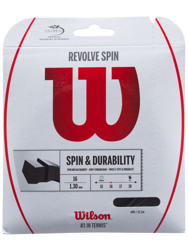 Wilson Revolve Spin 16/1.30 String | Tennis Warehouse