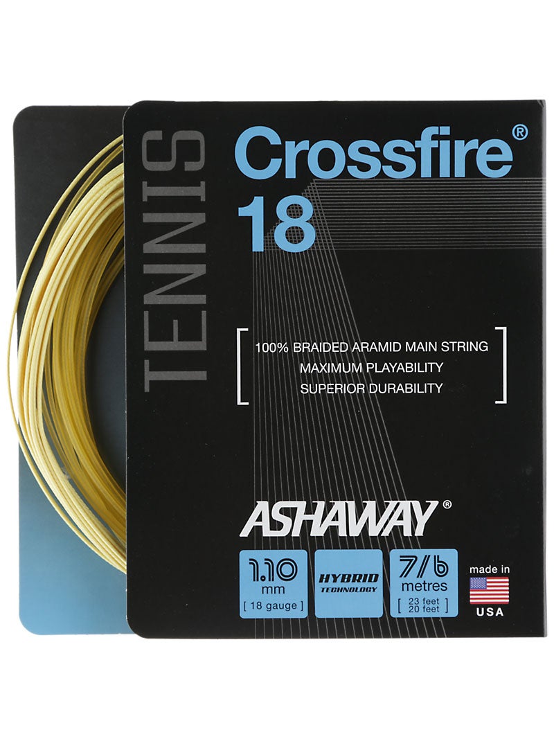 Ashaway Crossfire 18 Kevlar String | Tennis Warehouse