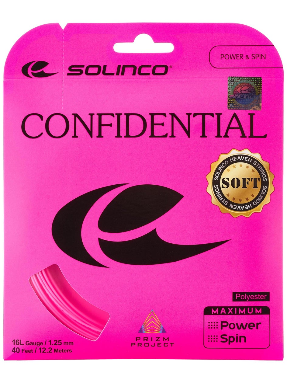 Solinco Confidential Soft 16L/1.25 String | Tennis Warehouse