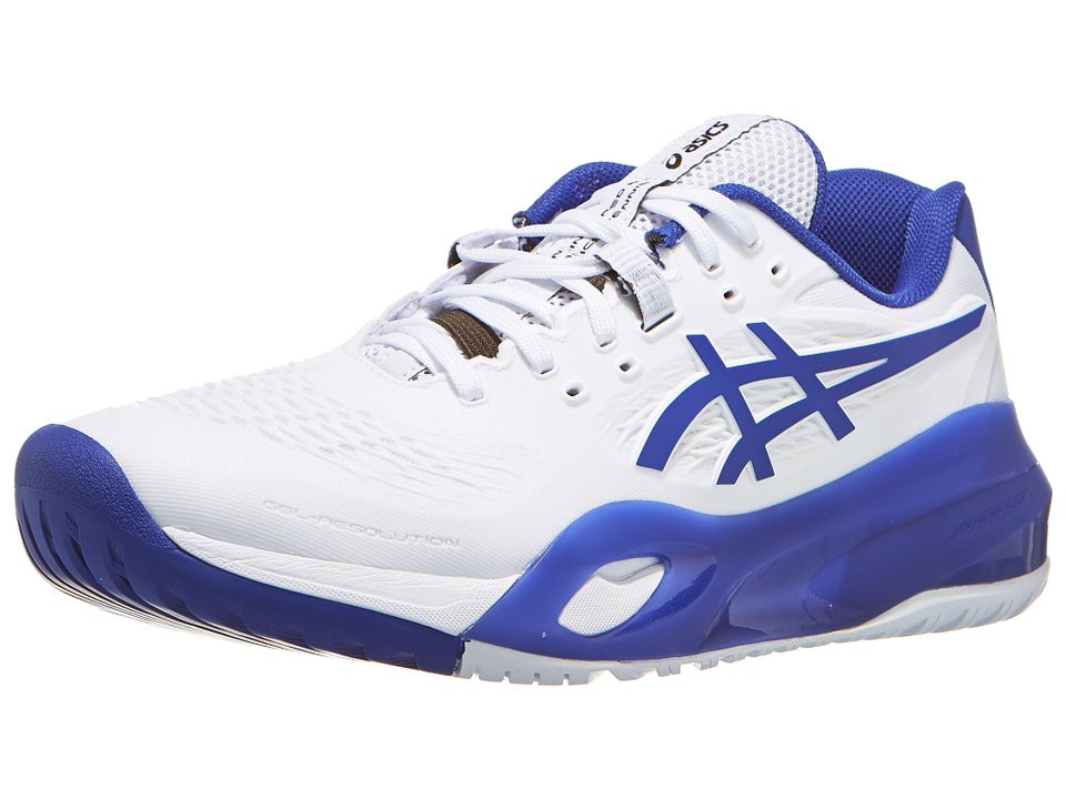 Asics Gel Resolution X White/Cobalt Men's Shoes | Tennis Warehouse