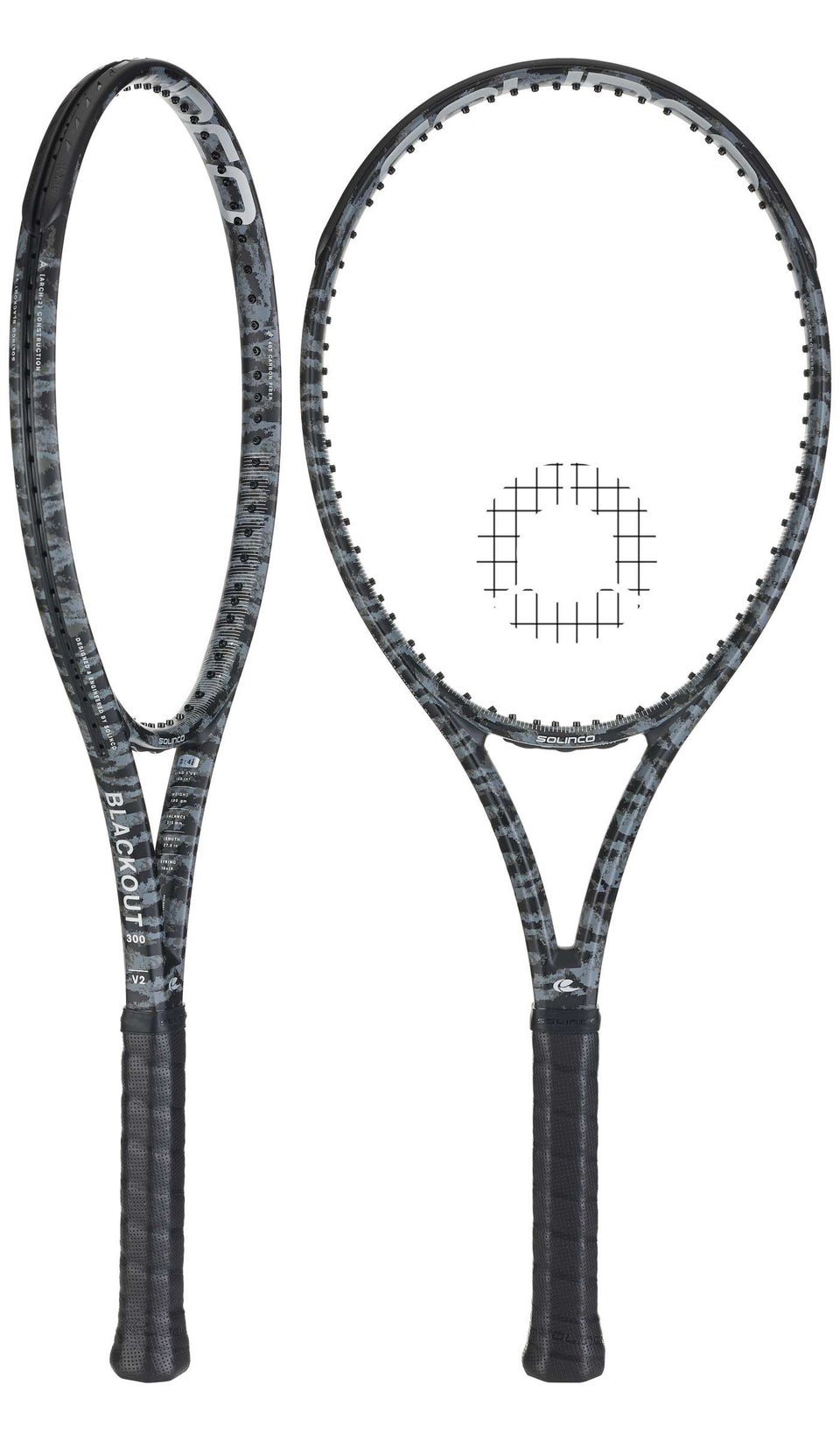 Solinco Blackout 300 v2 Camo Racquet | Tennis Warehouse