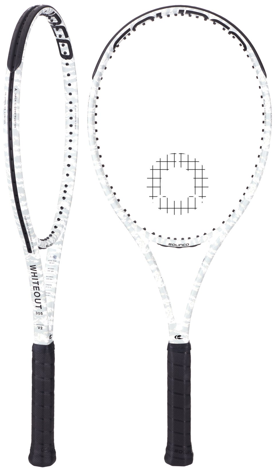 Solinco Whiteout 305 v2 Camo Racquet | Tennis Warehouse
